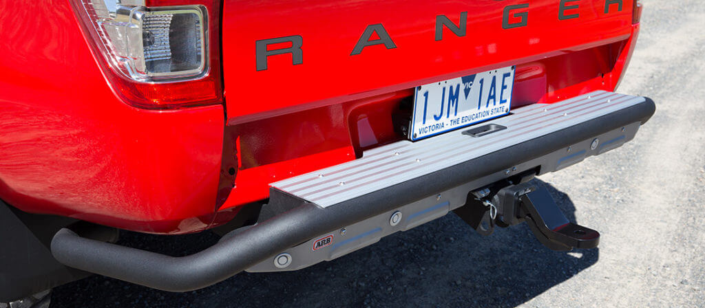 Summit Raw Rear Step Tow Bar | ARB 4x4 Accessories 4x4 Protection